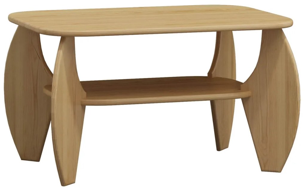 AMI nábytek Konferenční stolek borovice č5 65x65 cm