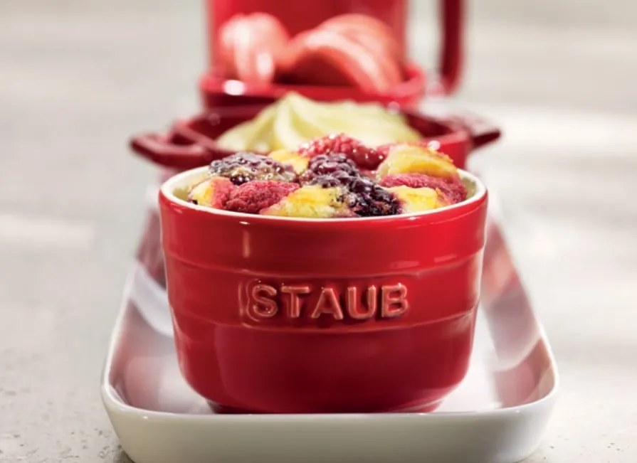 Staub sada 2 ks keramických mini ramekinek 8 cm/0,15 l višňová, 40511-103