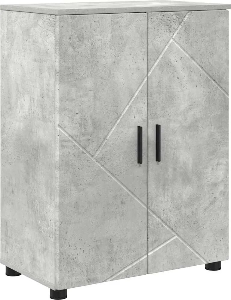 Sada koupelnového nábytku 4 ks Betonově šedá 61 x 35 x 64 cm 3393006