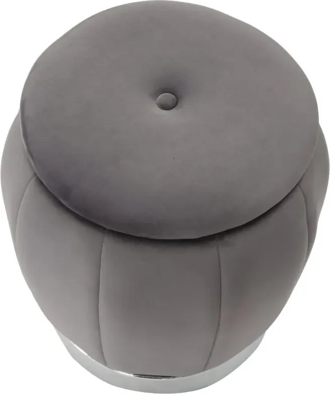 Taburet PARIS 43 cm šedý