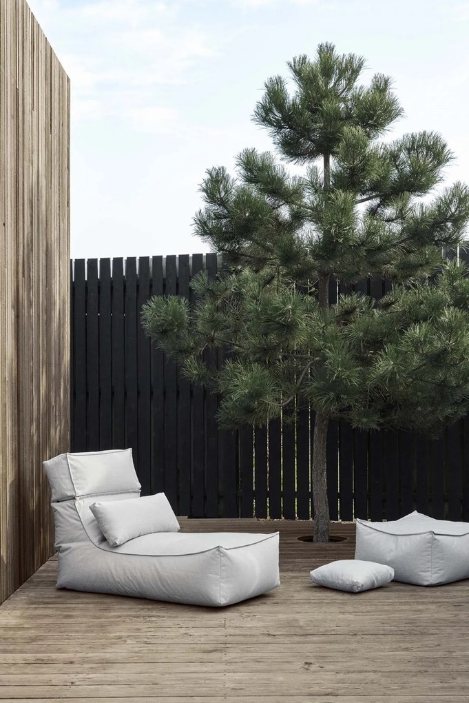Venkovní sedací vak Blomus STAY 60cm šedočerný