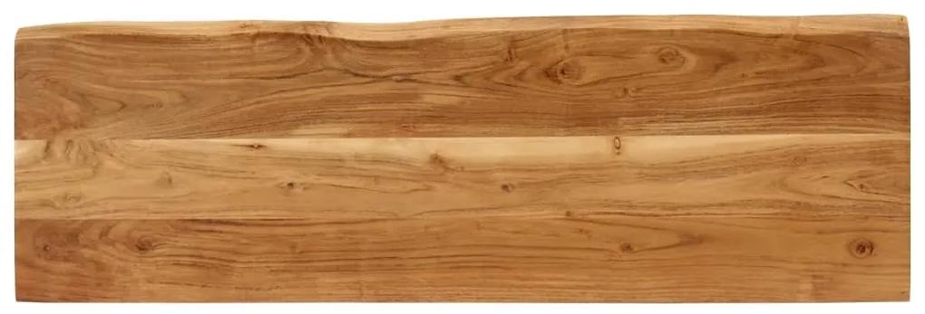 Lavice s živou hranou 105 cm masivní akáciové dřevo,  372758