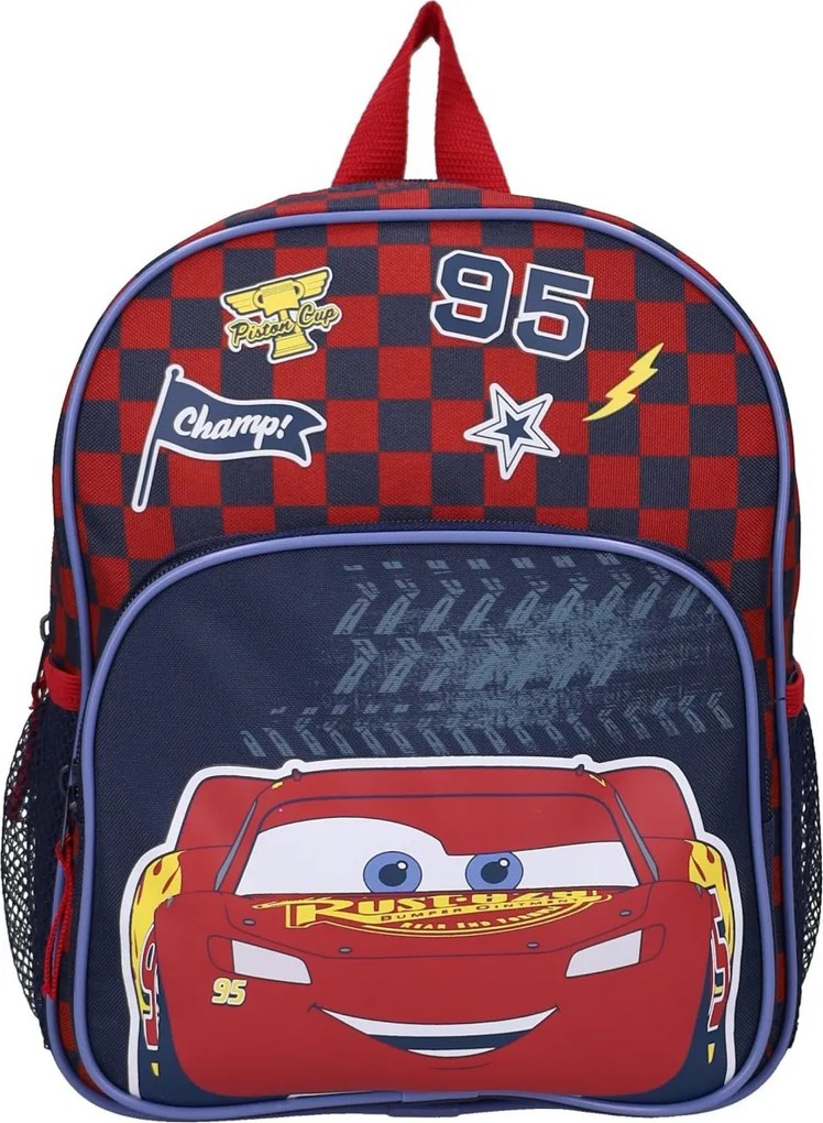 Dětský batoh s přední kapsou Auta – Blesk McQueen 95 - licence Disney - 5,7L
