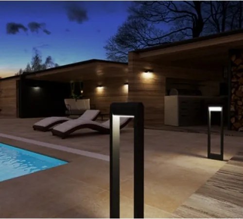 Zahradní LED sloupek / svítidlo FARO antracit Panlux PN42100042