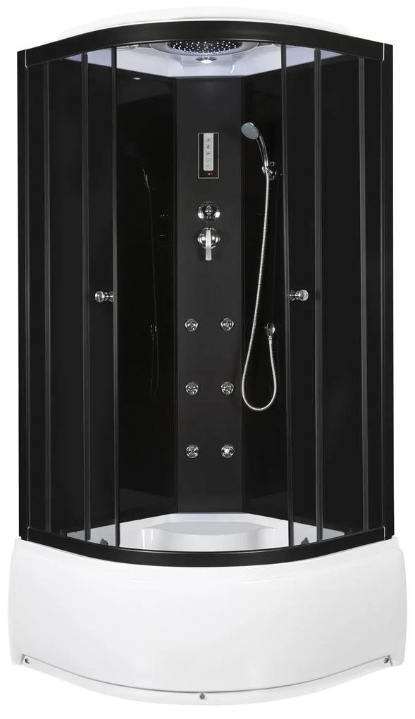 Aplomo Vigo masážní sprchový box Rozměr koutu: 90x90cm