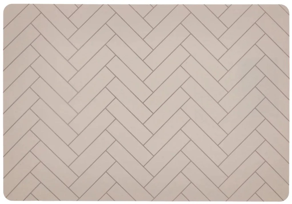 Södahl Prostírání 33x48 Tiles Beige Silicone