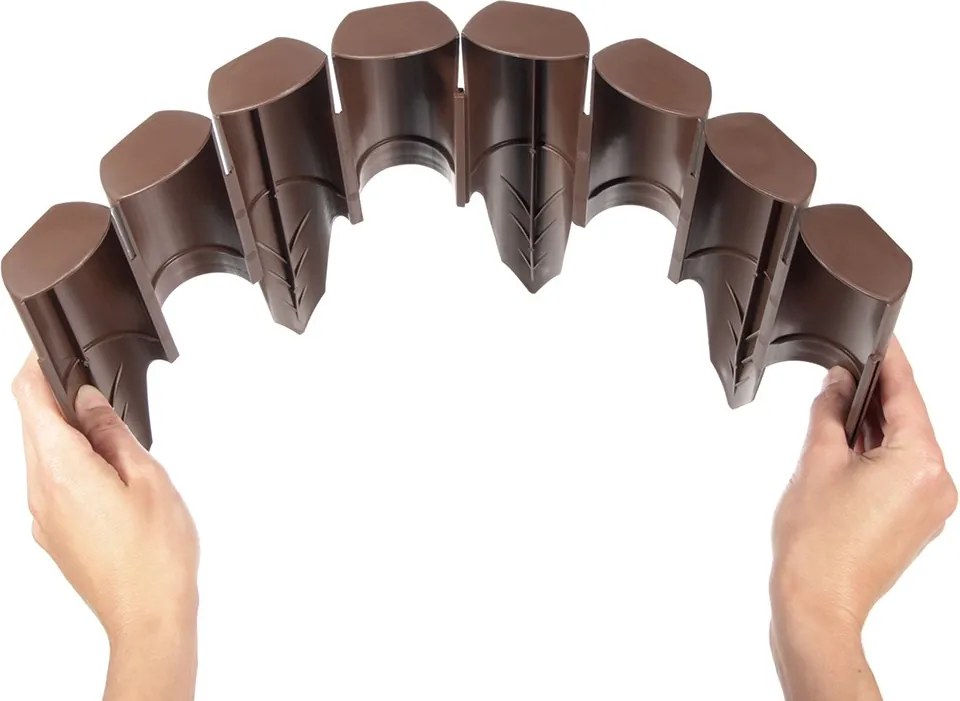 Palisáda zahradní Oggy terakota 250cm