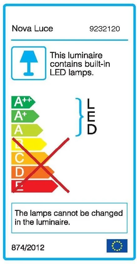 NV 9232120 Zapuštěné svítidlo BLADE černý hliník LED 12W 3000K 38st. IP65 - NOVA LUCE