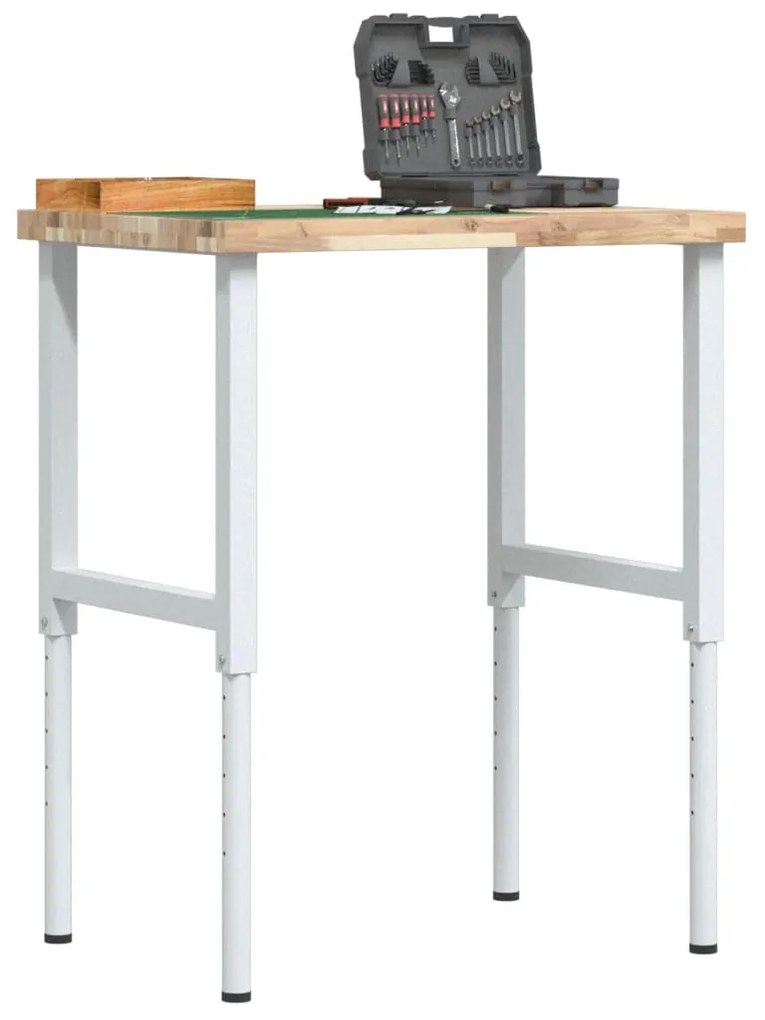 Pracovní stůl 80 x 60 x (73–99,5) cm masivní akácie obdélníkový 3309712