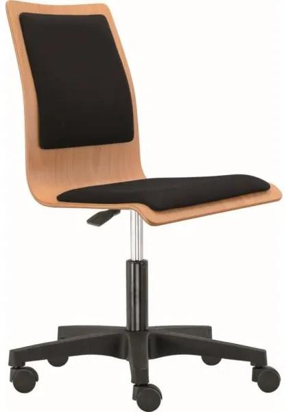 Kancelářská židle ALBA LILLY Office, dřevěná skořepina s možnosti čalounění
