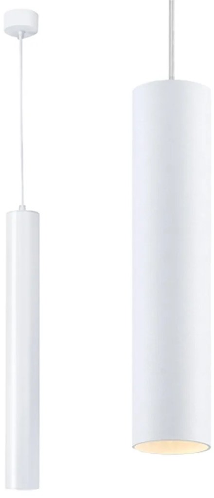 APT ZD74J Závěsná LED lampa - bílá