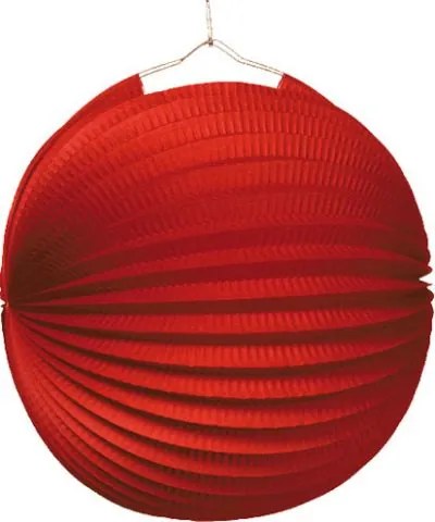 Lampion červený 25 cm Amscan