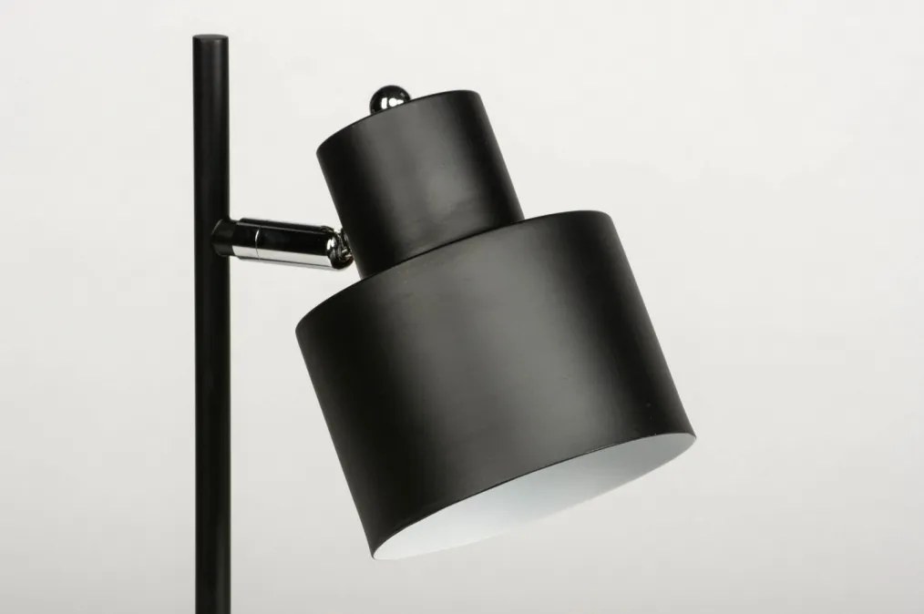 Stolní designová černá lampa Belava