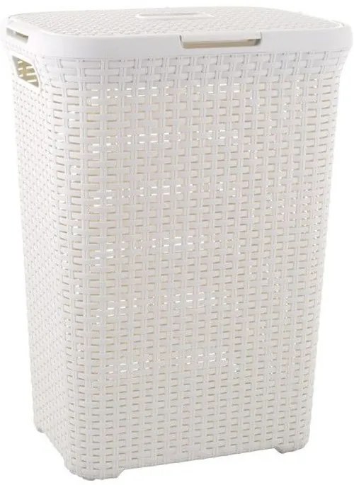 CURVER STYLE RATTAN 30459 Koš na prádlo 60 l krémový