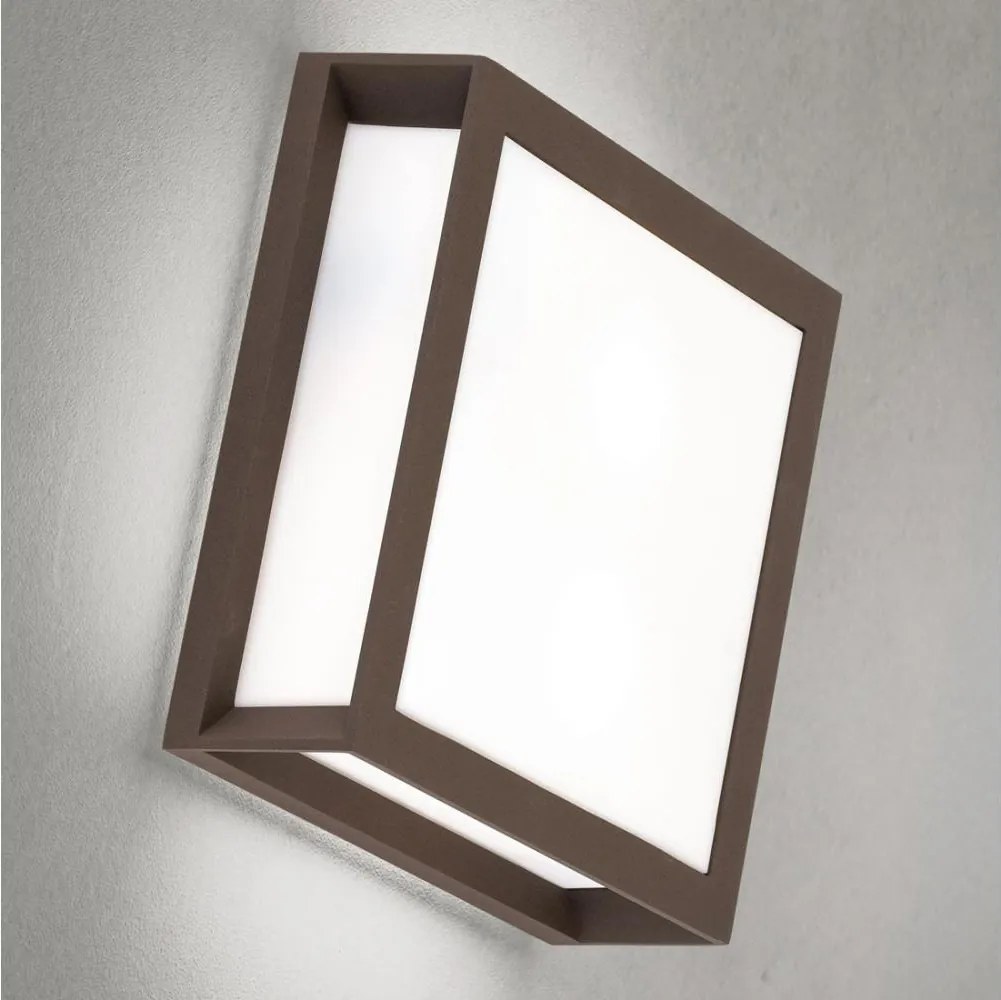 Orion - Venkovní svítidlo HENRY 2xE27/15W/230V 26x26 cm IP44 hnědá