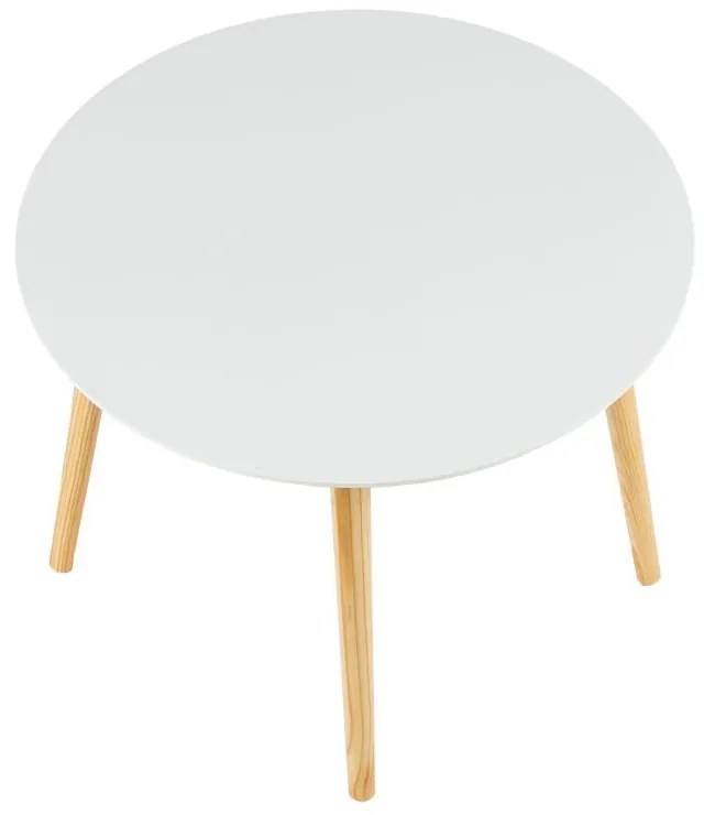 modernHOME Moderní skandinávský konferenční stolek, 60 cm FH-CGCT002[WH] WHITE