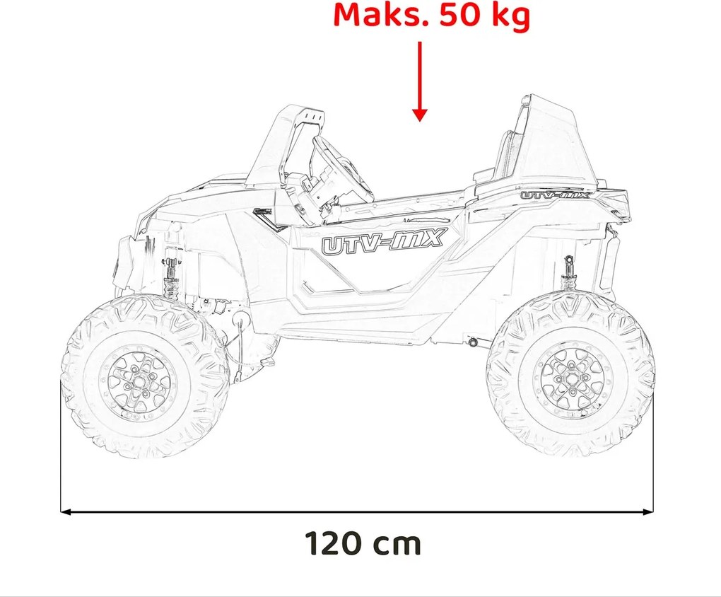 Ramiz Buggy UTV-MX 2000N modrá