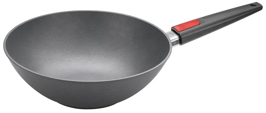 WOLL Titanová WOK pánev 26 cm na indukci nepřilnavá s odnimatelnou rukojetí Titanium Nowo 11026IL