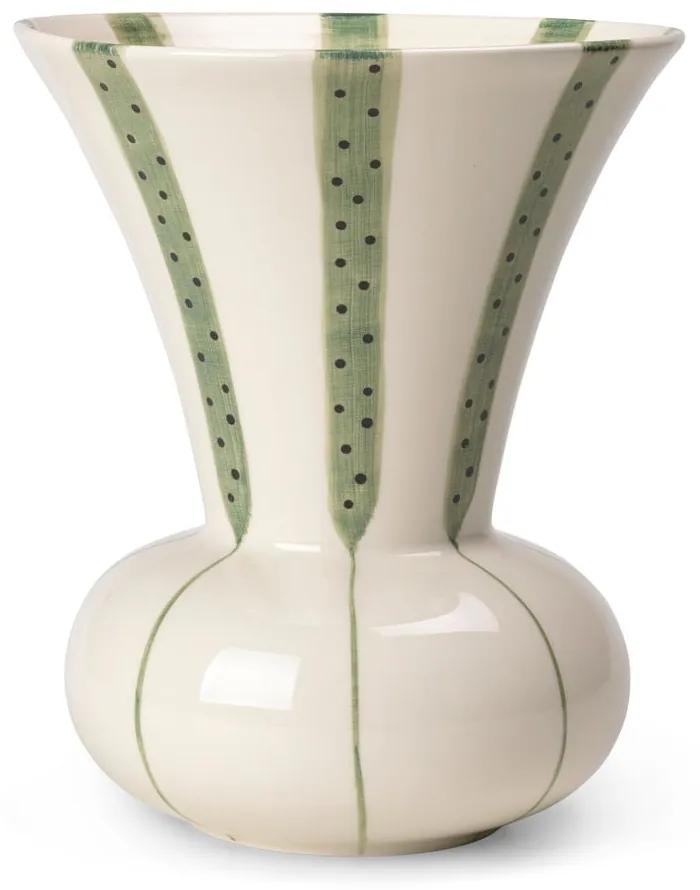 Kameninová váza Kähler Design Signature, výška 20 cm