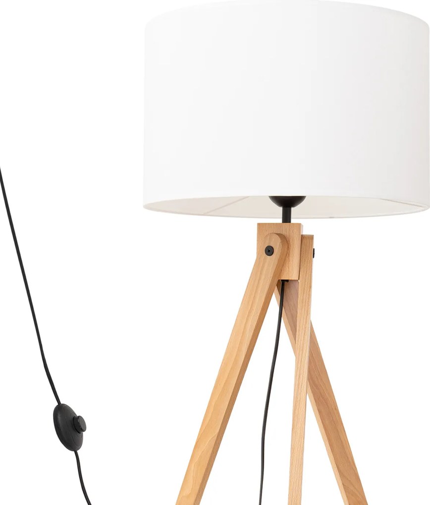 Sollux Lighting Stojací lampa NATT bílá
