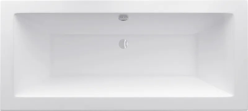 Mexen Cube obdélníková vana 180 x 80 cm, bílá - 55051808000