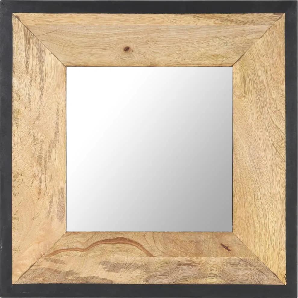vidaXL Zrcadlo 50 x 50 cm masivní mangovníkové dřevo [321629]
