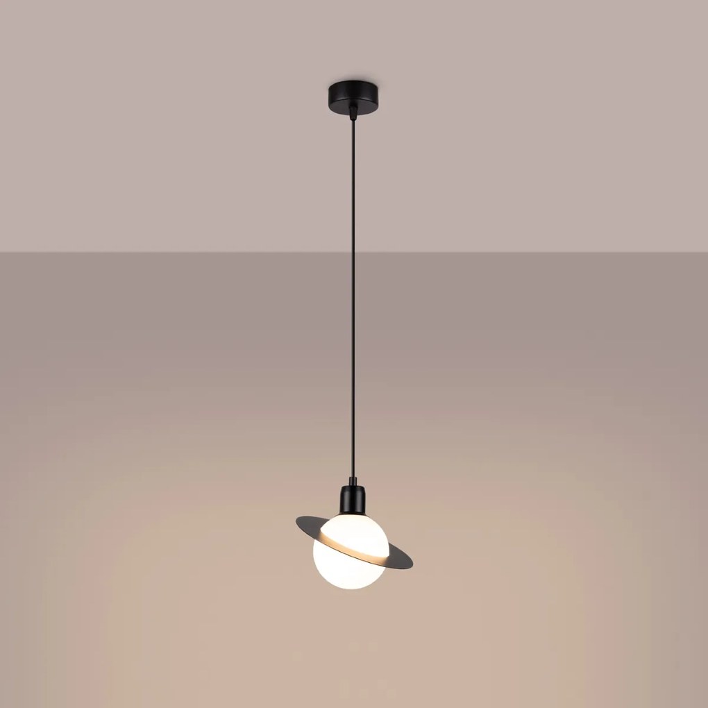 Sollux Lighting Závěsné svítidlo HYPERION 1 Černá