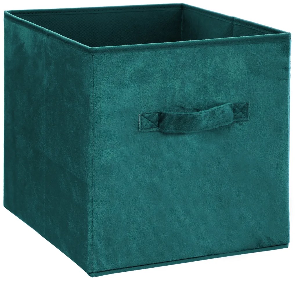Úložný box Soft, 31x31x31 cm, zelená