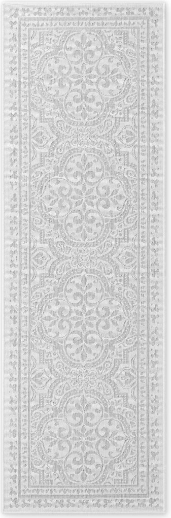 NORTHRUGS, Běhoun Duet Rosel 106251 White/Gray - na ven i na doma, 80x250, šedá, chodba / předsíň