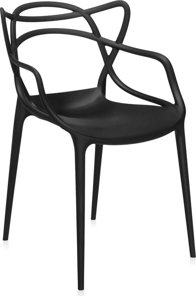 Výprodej Kartell designové židle Masters - černá
