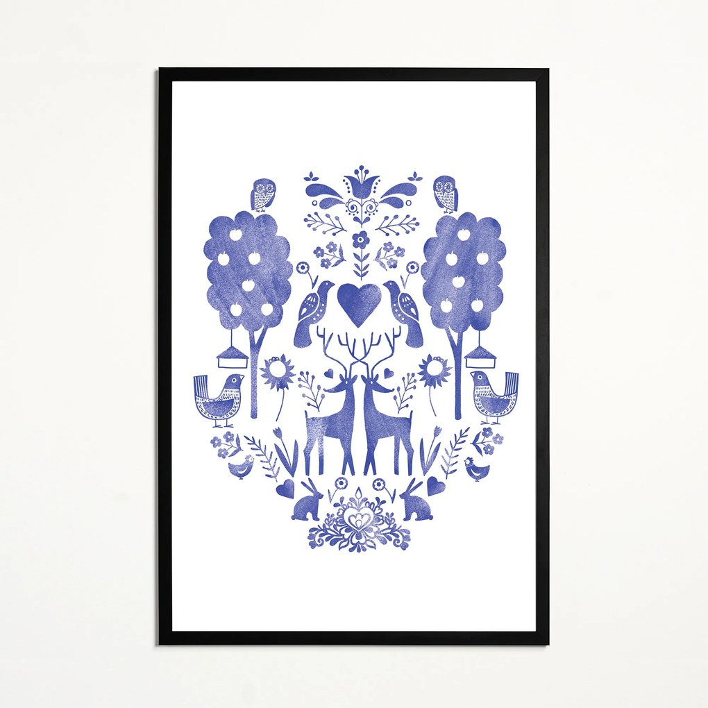 Vendula Frydrychová | Wallachia Decor Rám: Dubový, Velikost: 60 x 40 cm