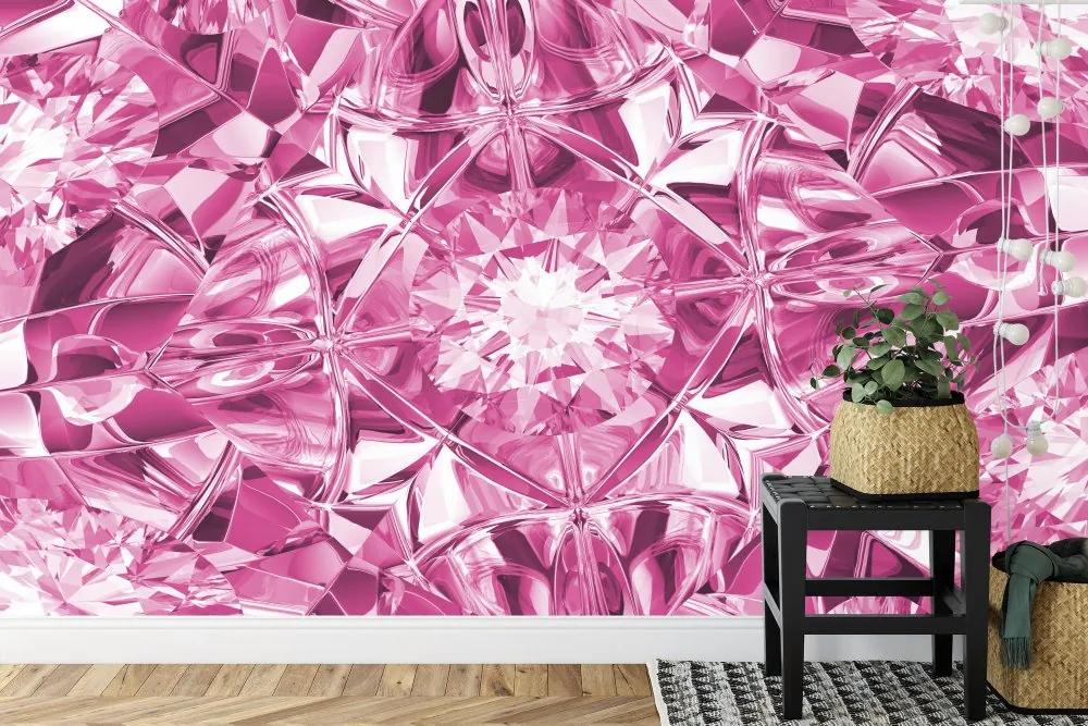 Fototapeta Facety Luxusu V Růžové Samolepící tapety 416x290
