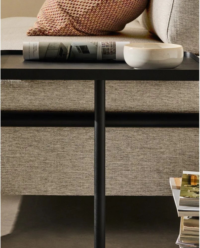 Šedobéžová modulární pohovka 220 cm Compo – Kave Home