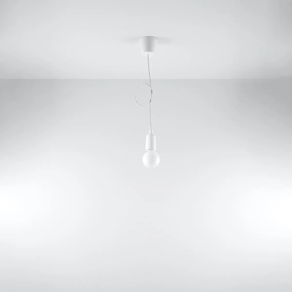 Sollux Lighting Závěsné svítidlo DIEGO 1 bílé