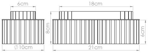 Sollux SL.1788 - Bodové svítidlo AURA 2xGX53/10W/230V černá