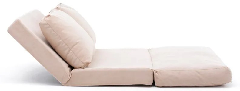 Designová rozkládací pohovka Wandella 120 cm krémová
