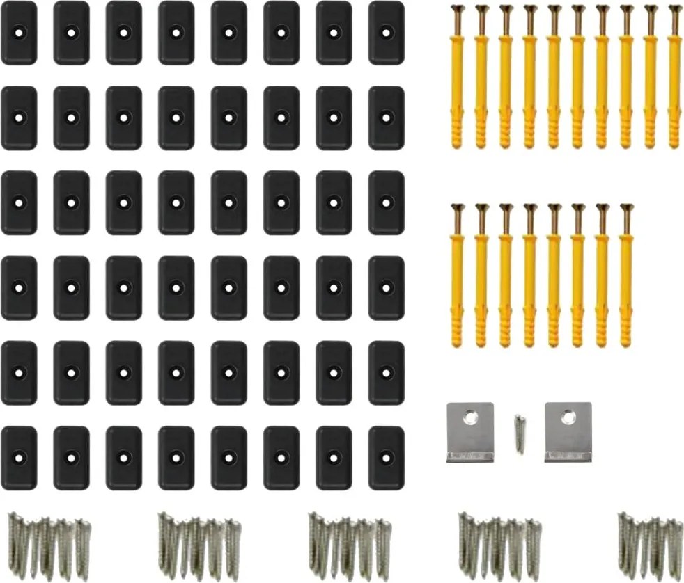 vidaXL WPC terasová prkna + příslušenství 20 m² 2,2 m [275720] Barva: Šedá