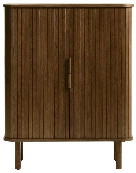 Designová skříňka Parveen 113 cm kouřový dub