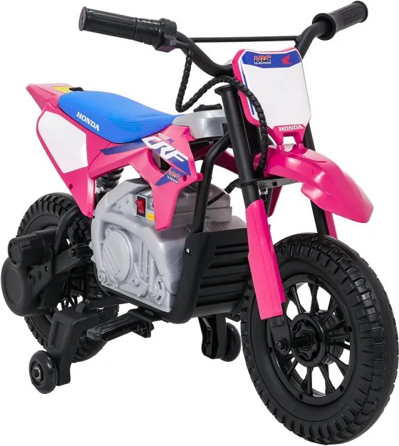 Elektrická motorka HONDA CFR450R růžová