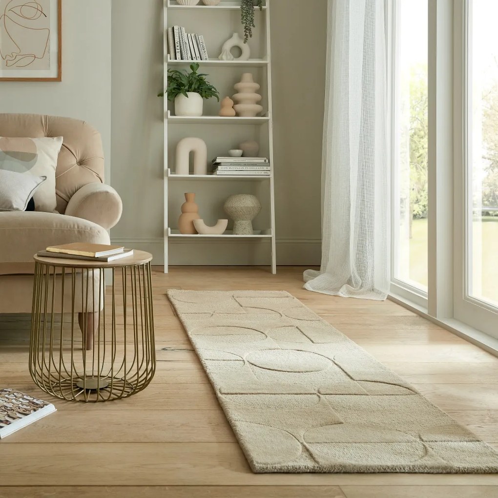 Behúň Moderno Gigi Natural, 60x230, béžová, chodba / predsieň, Flair Rugs