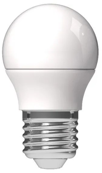 Prémiová LED žárovka E27 4,5W 470lm G45 studená, ekv. 40W, 3 roky