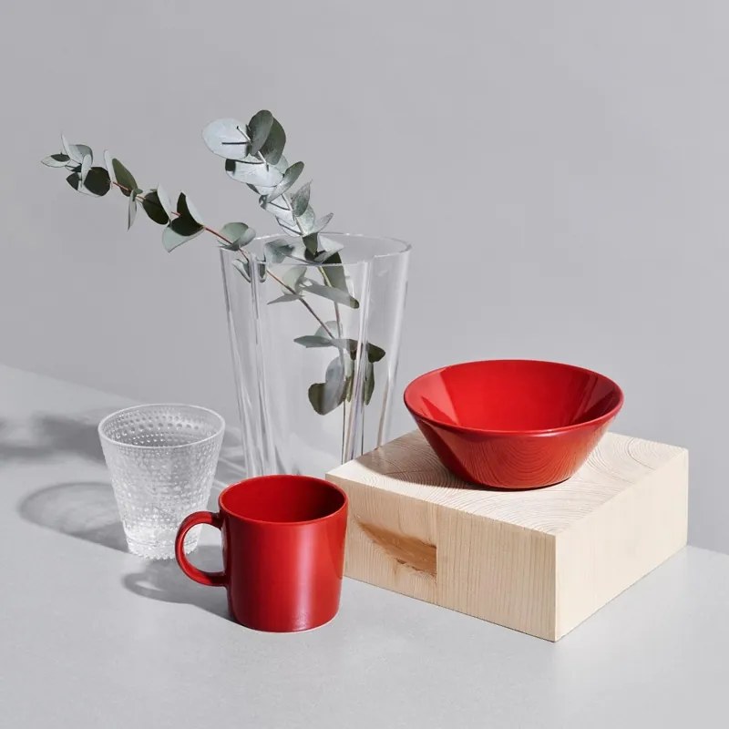 Váza Alvar Aalto 220mm, čirá