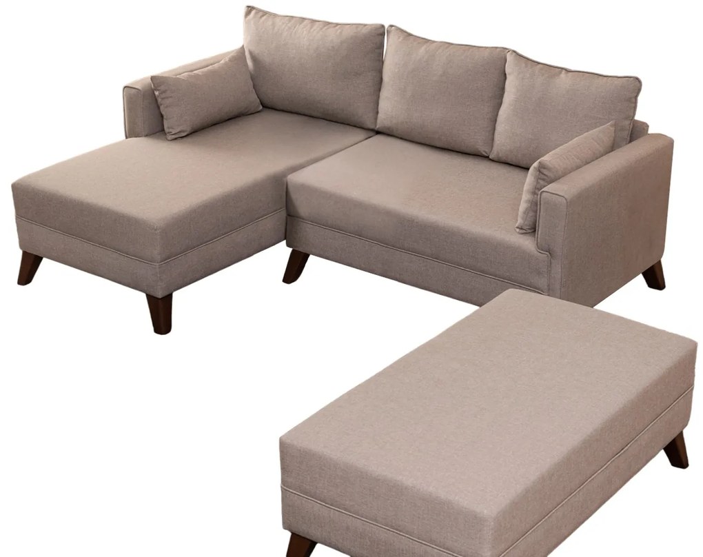 Atelier del Sofa Rohová sedací souprava Bella Corner Sofa Left 2 - Cream, Krémová