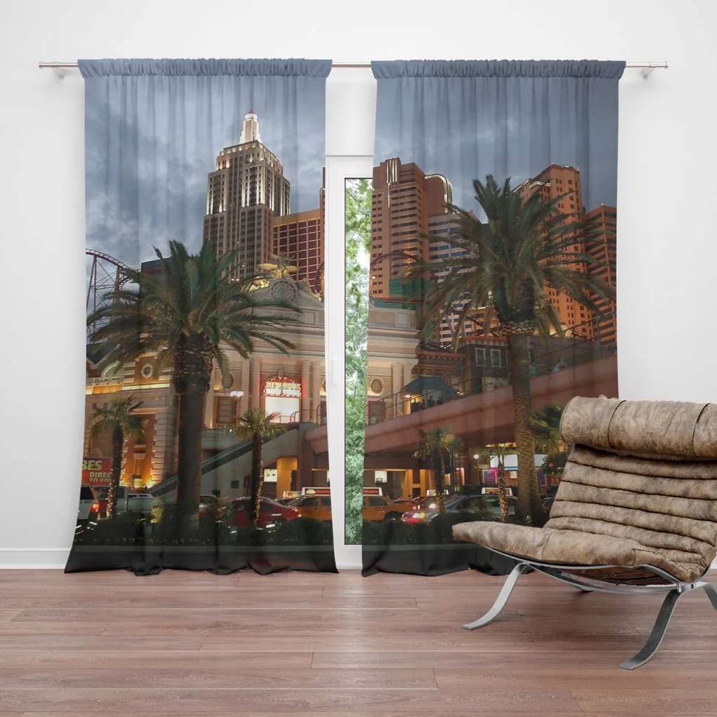 Sablio Závěs Las Vegas 4: 2ks 140x250cm