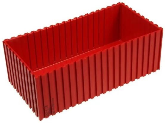 Plastová krabička na nářadí 70-200x100 mm, červená