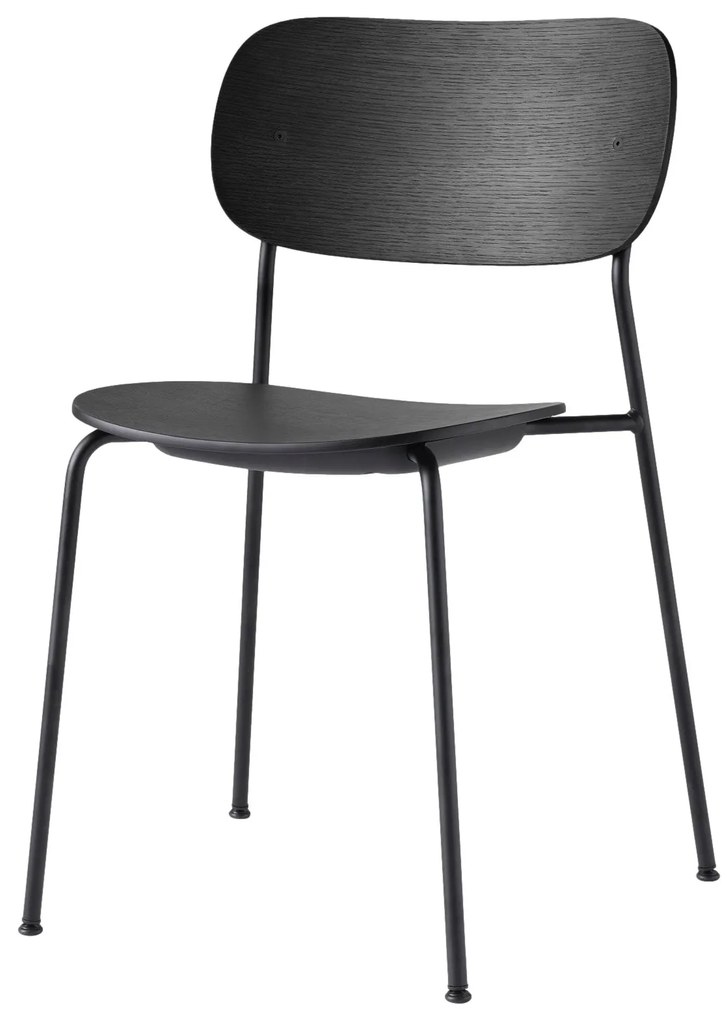 AUDO (MENU) Židle Co Chair, Black / Black Oak