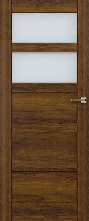 Interiérové dveře vasco doors BRAGA model 3 Průchozí rozměr: 70 x 197 cm, Orientace dveří: Levé dveře, Dekor: Buk jasmínový