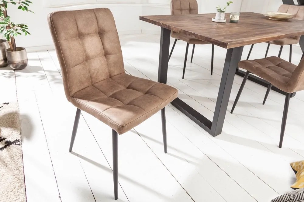 Designová židle Modern antik taupe