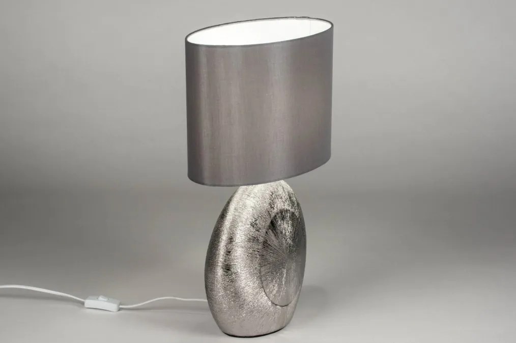 Stolní designová lampa Avrill Grey E