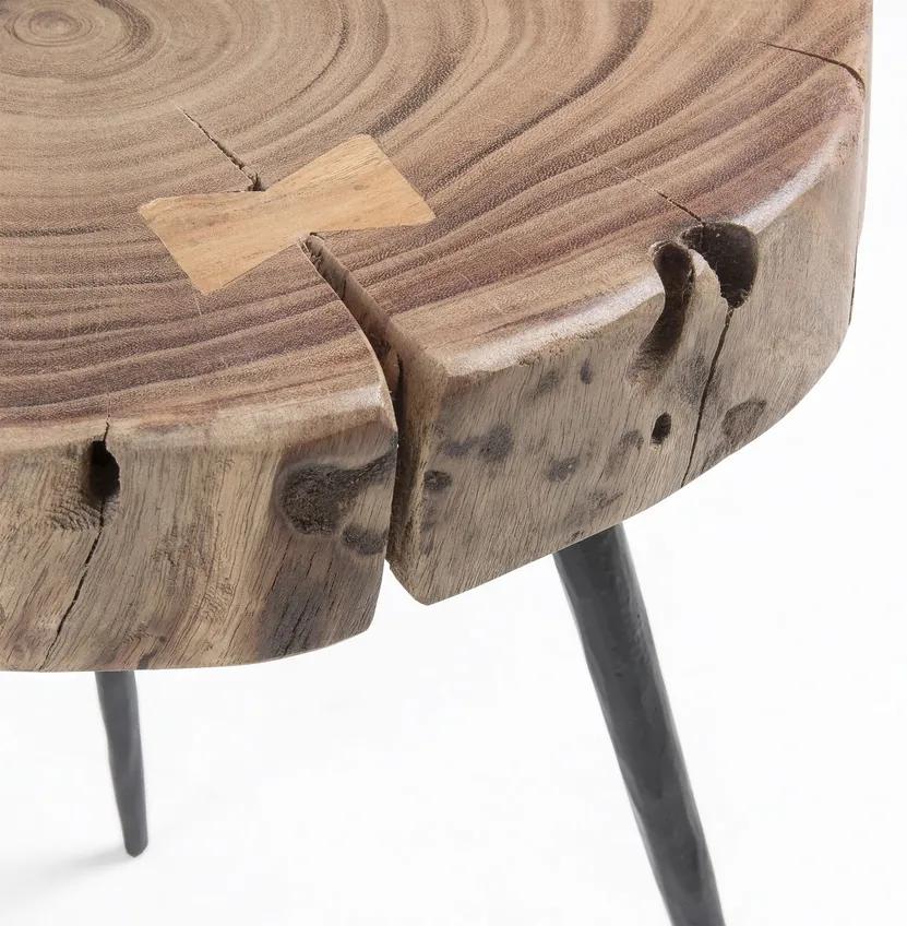Dřevěný odkládací stolek LaForma Rousy III.